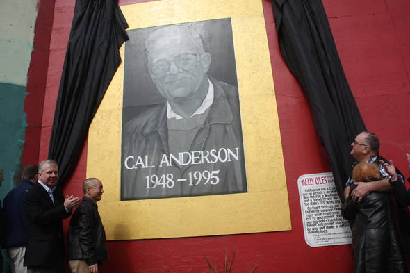 capitol hill wall project: Kelly Lyles - "Cal Anderson Portrait"