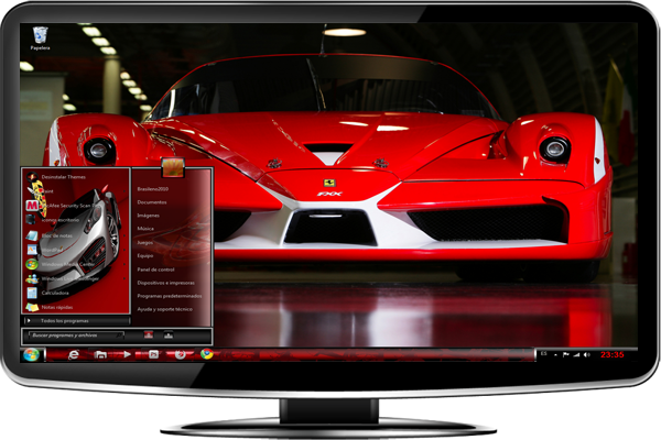 DOW GAMEON !!: WINDOWS 7 TEMAS- FERRARI