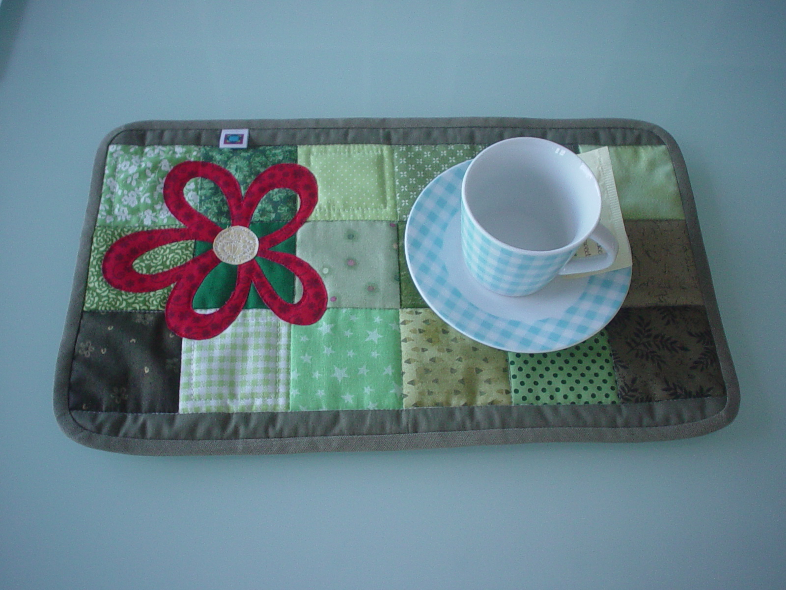 by Raquel Patch: Mug Rug - Patchwork