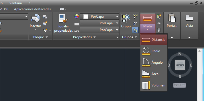 Consultar distancias en Autocad - Recursos Interior. Autocad, dwg ...
