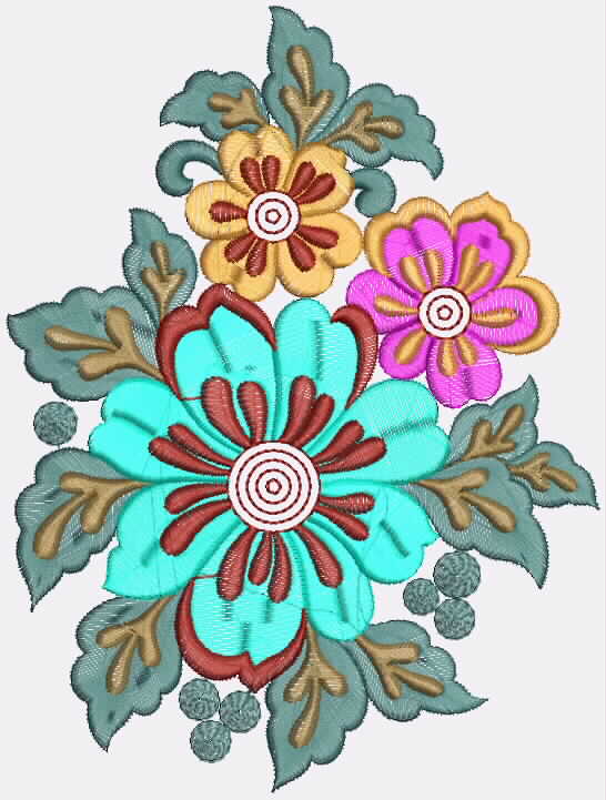 EmbDesignTube: 3D Patchwork Embroidery Designs