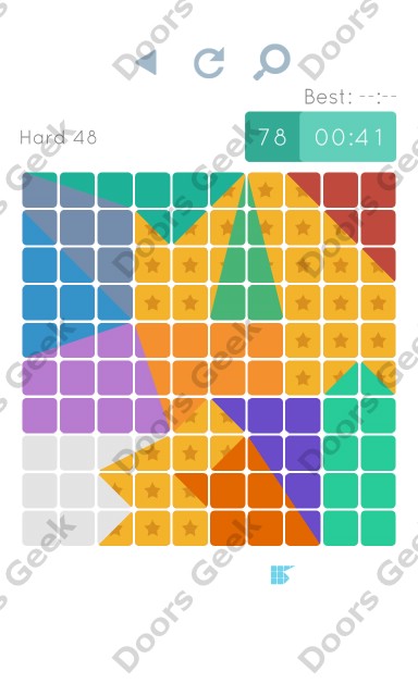 Blocks & Shapes [Hard] Level 48 Solution ~ Doors Geek