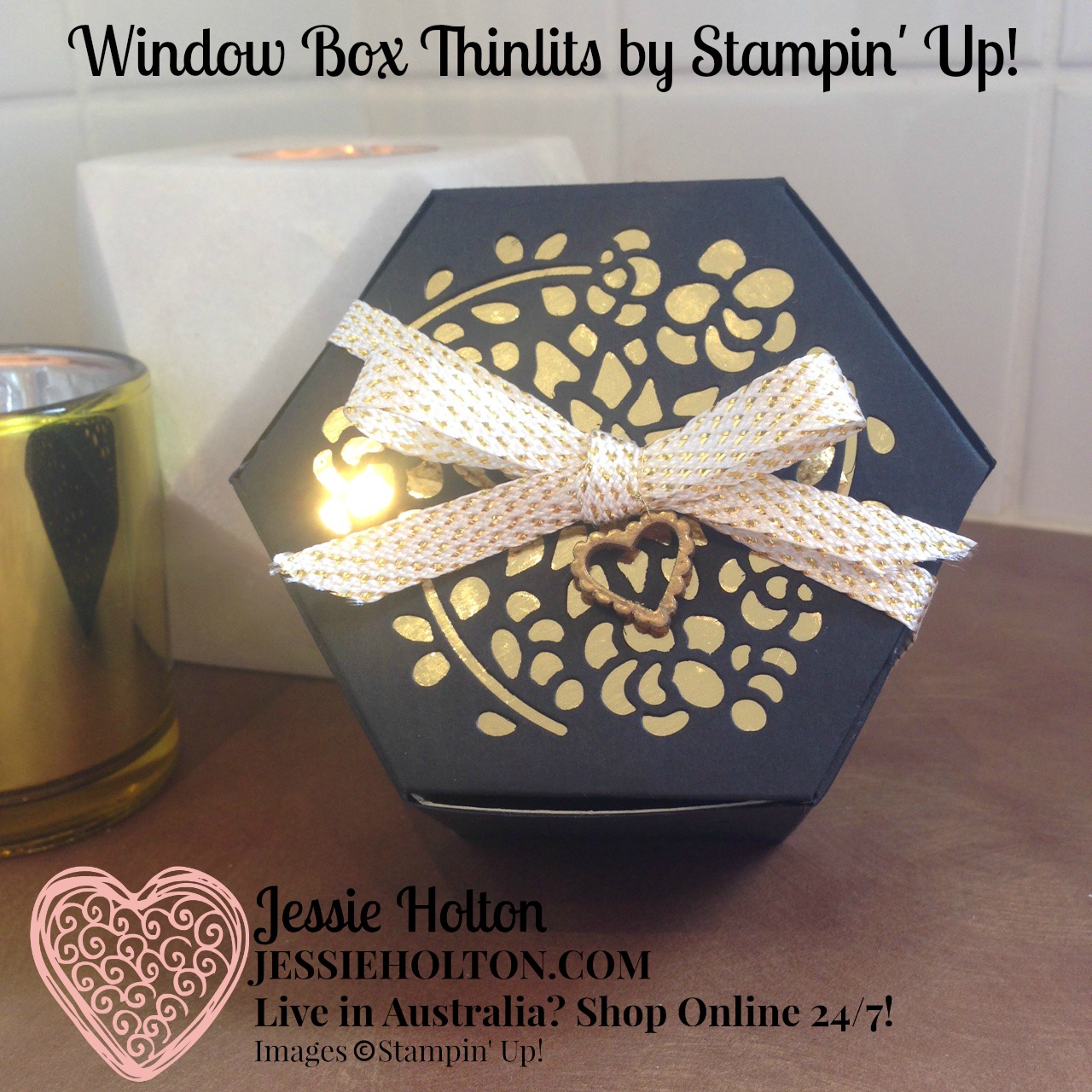 Jessie Holton - Aussie SU Demo : Window Box Thinlits for OSAT Blog Hop - No Rules New Year!