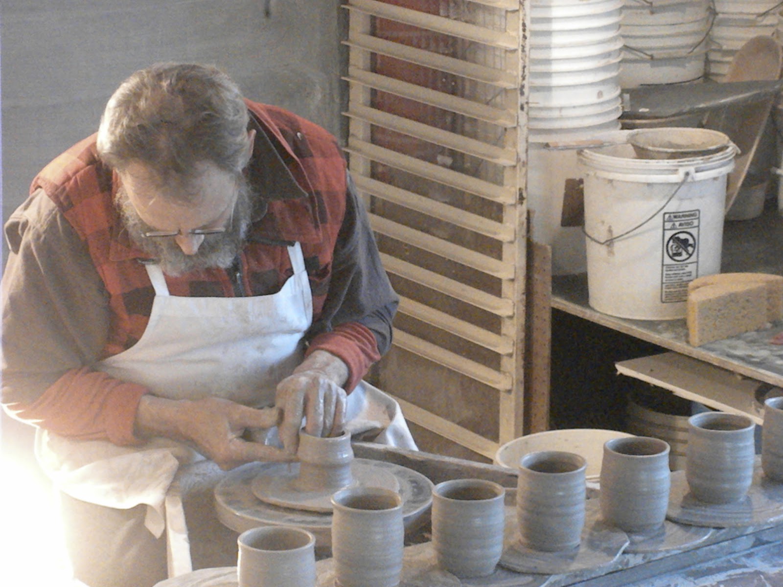 Keppers' Pottery & Produce: Progress - More pots, more weaving