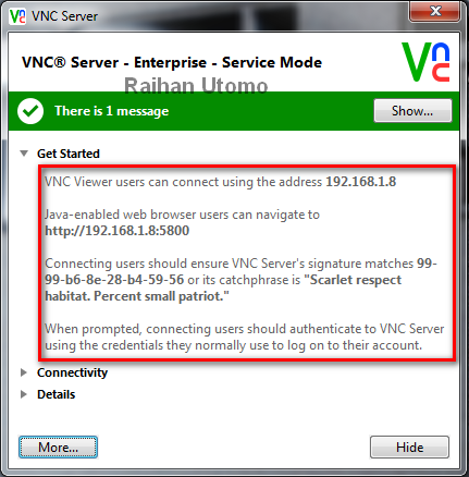 Remote Desktop dengan Android (VNC)
