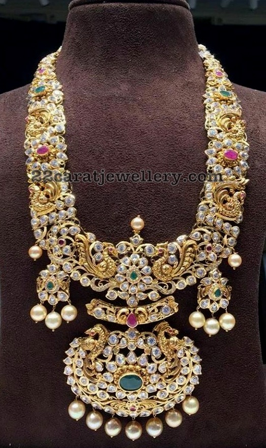 Closed Setting Diamond Necklaces - Jewellery Designs