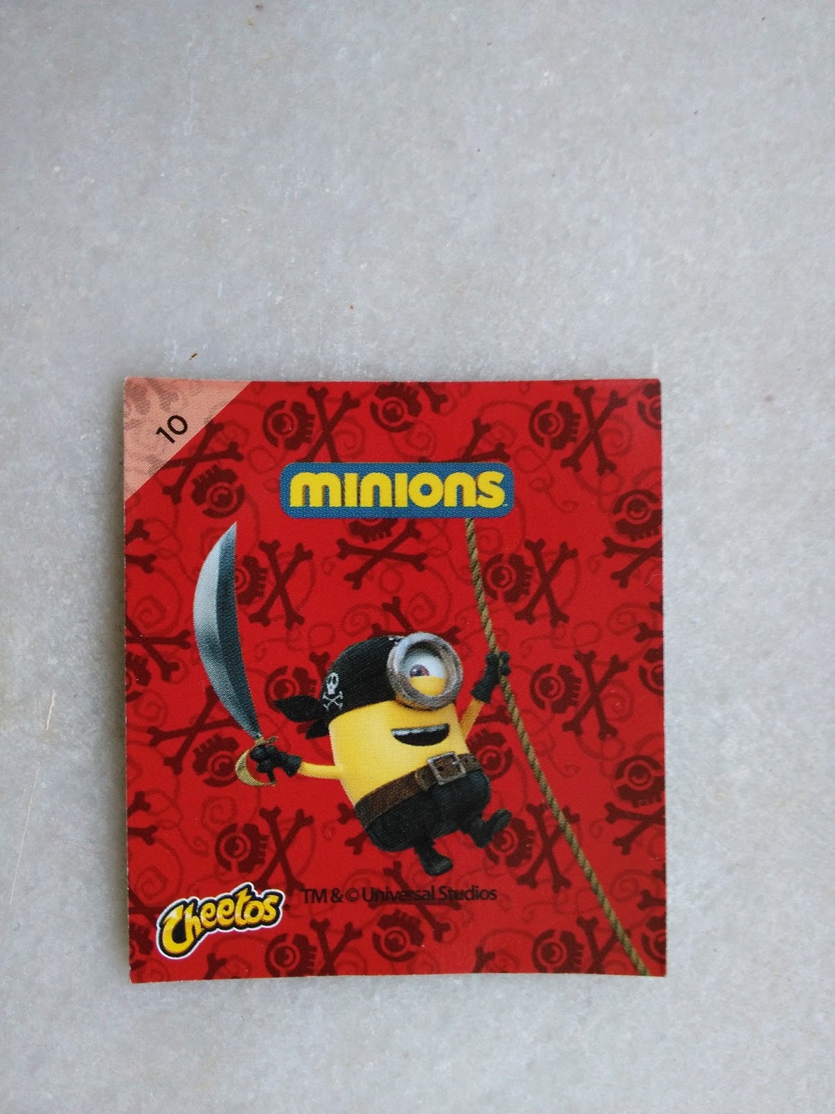 Bazar do Coleccionador: Carta dos Minions (Minimos) - Cheetos