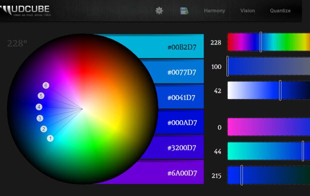 Online Easy To Use Color Wheel Generator - Free Elearning Video ...