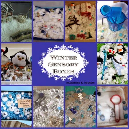 Winter Sensory Bins | Munchkins and Mayhem