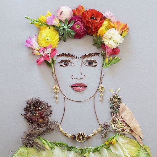 My Owl Barn: Face the Foliage: Floral Art by Justina Blakeney