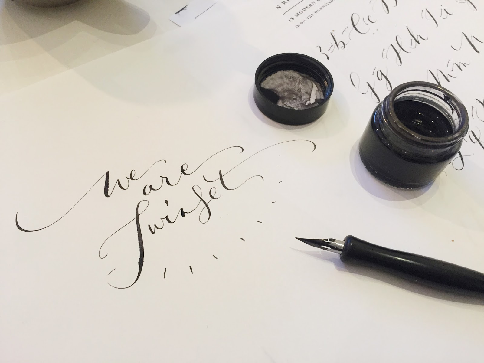 QUILL LONDON CALLIGRAPHY – We Are Twinset