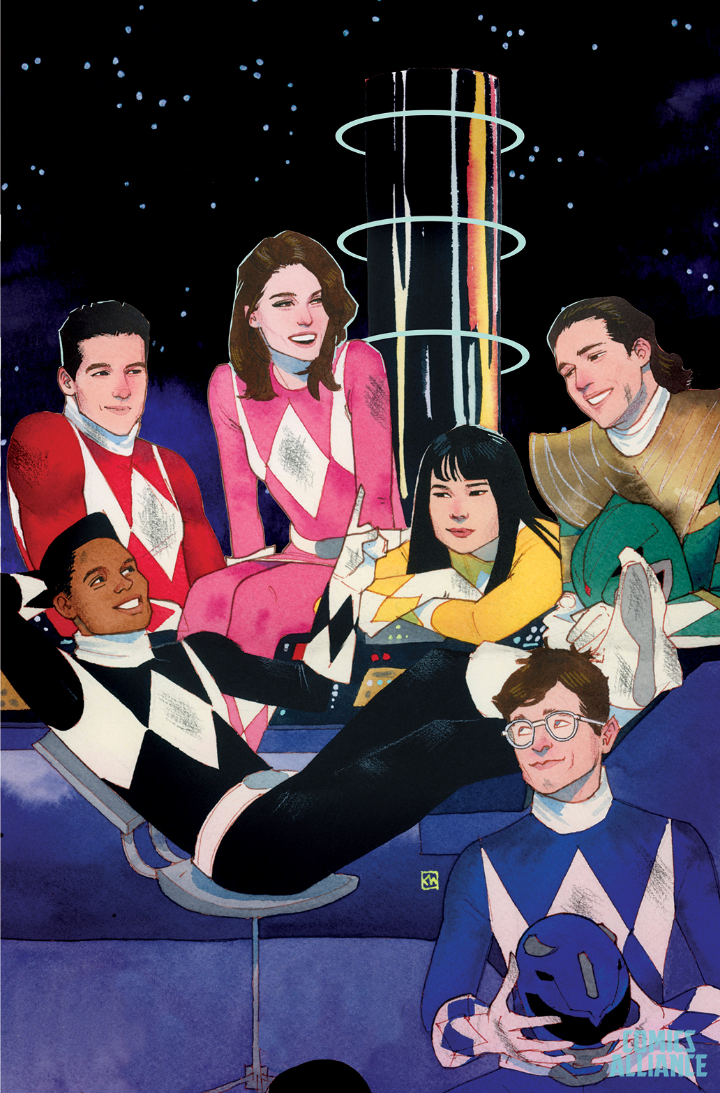 Tommy estampa capa da nova HQ dos Power Rangers