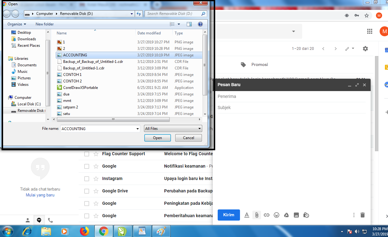 Cara mengirim pesan Gmail