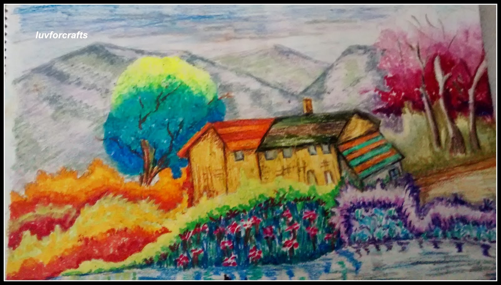 Luv For Krafts: Playing with pastel colors....