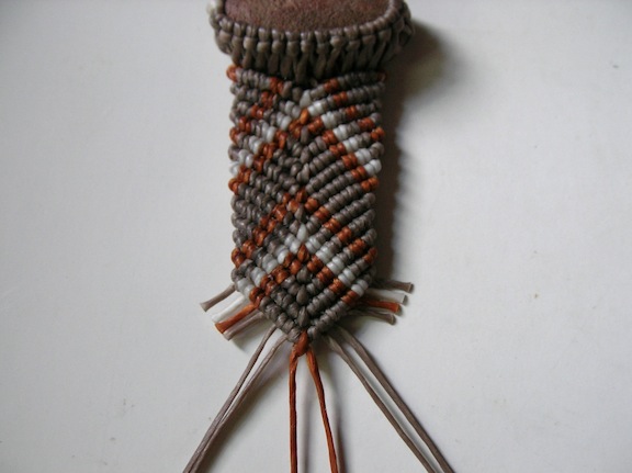Ecocrafta Macrame : Chevron Stone Bracelet