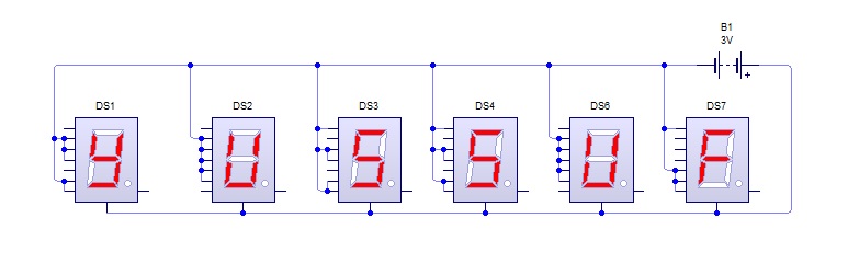 PERCOBAAN 9 MEMBUAT RANGKAIAN 7 SEGMENT (DISPLAY) COMMON ANODA