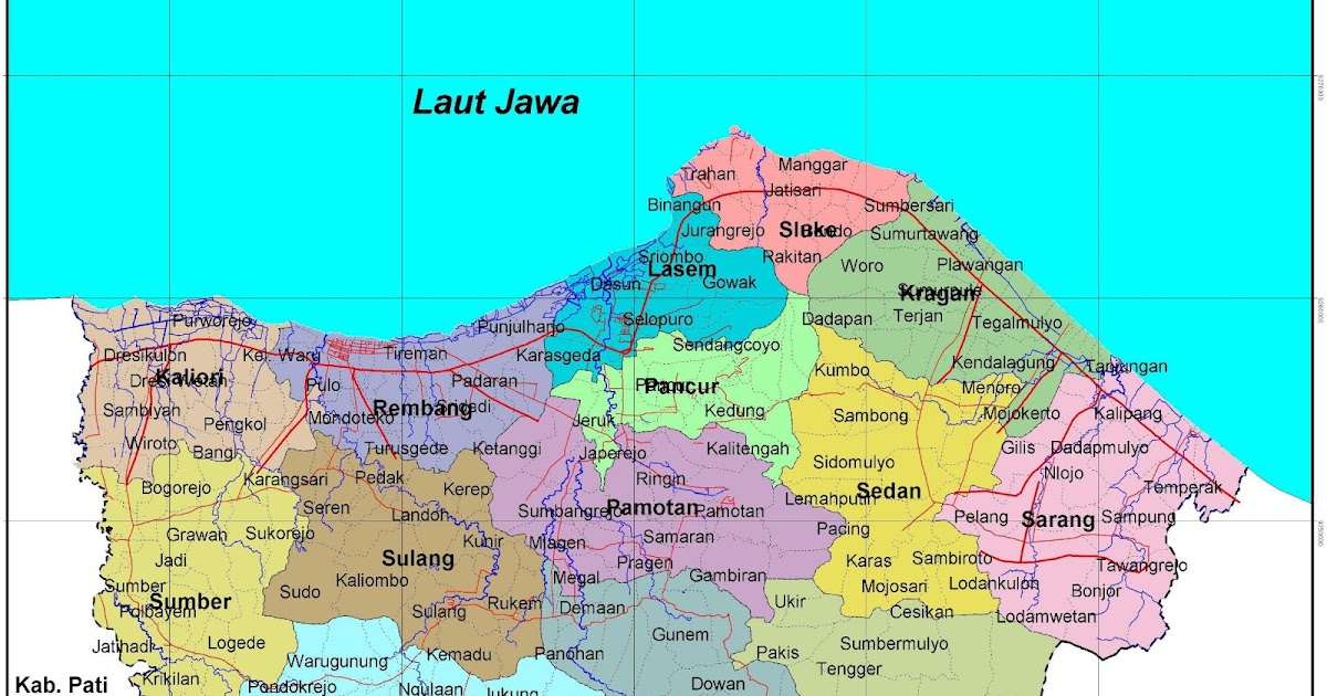 Peta Kota: Peta Kabupaten Rembang