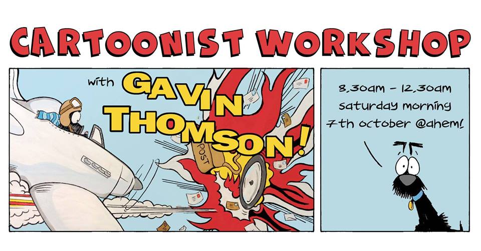 A Cartoonist Workshop with Gavin Thomson – discovering comics ...