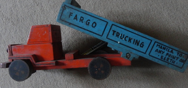 A FLY AND A FLEA: 270. Keep on Truckin': FARGO TOY WOODEN TRUCK