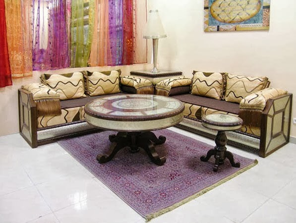 Mobilier marocain 2013 - Décoration Salon Marocain Moderne 2021