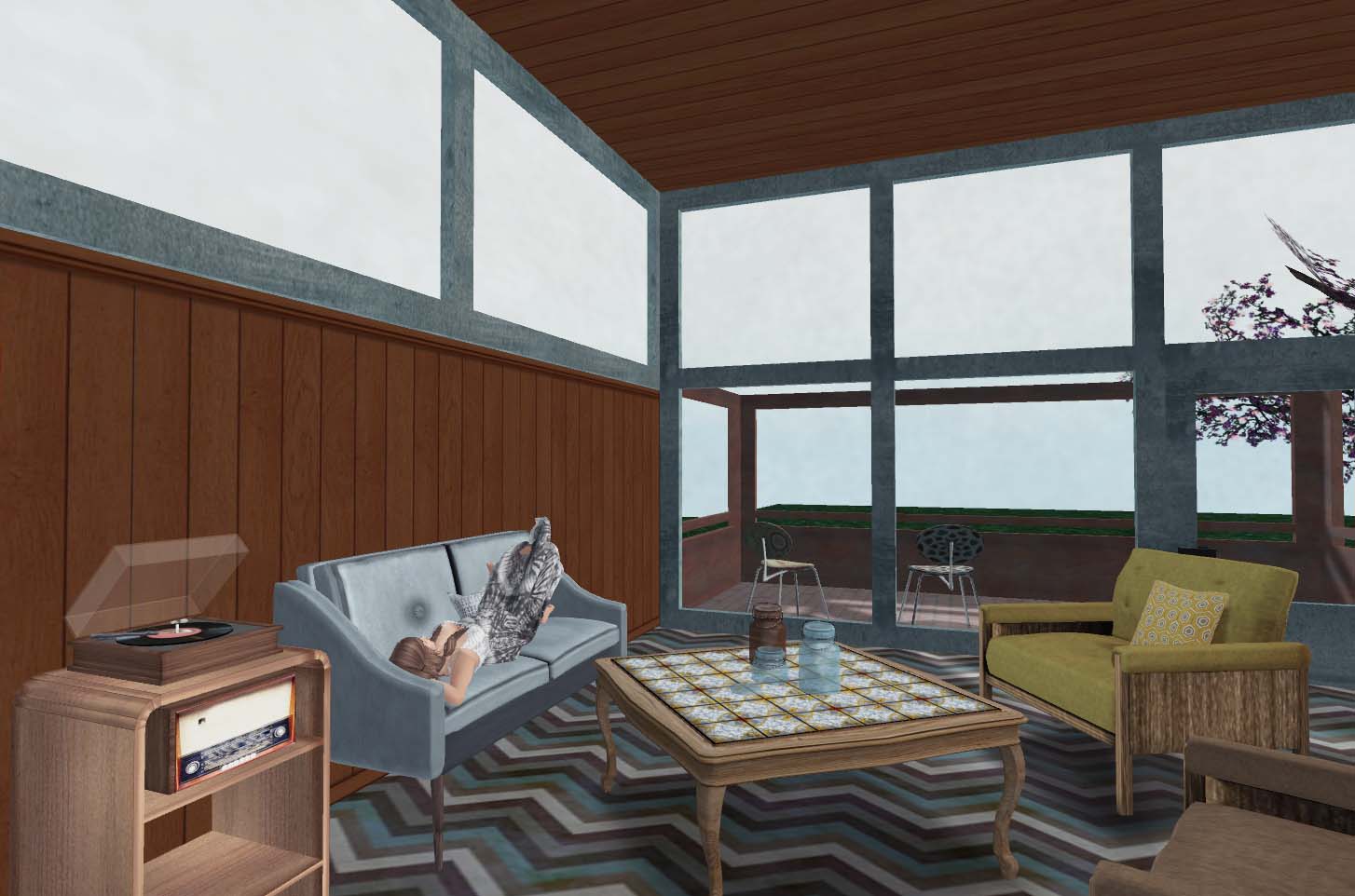 Translucent Journey: vintage Fair-Retro Skybox!