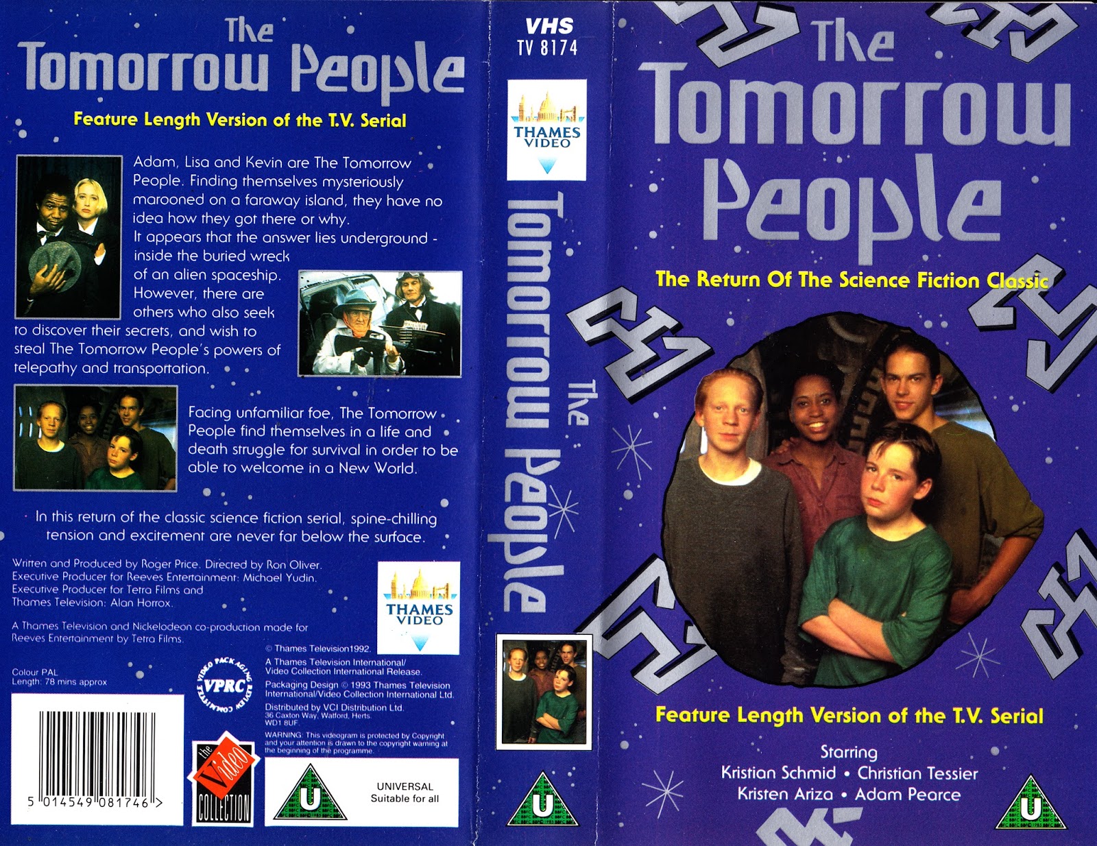 STARLOGGED - GEEK MEDIA AGAIN: THE TOMORROW PEOPLE (1992 REVIVAL) VHS COVER