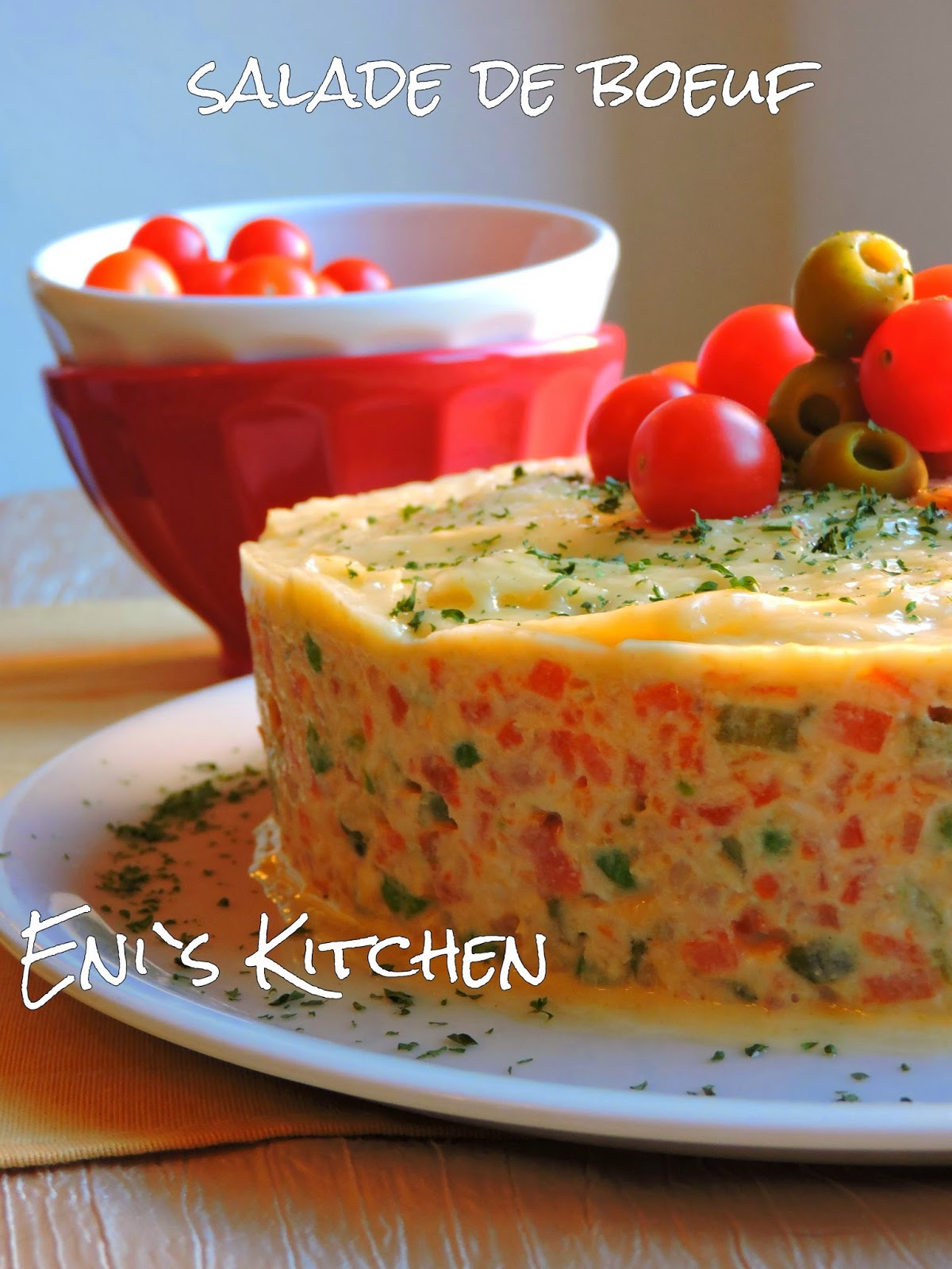 Eni's Kitchen: ¡ La salade de bœuf ! - Salata de beof! ¡Feliz 2015! La ...