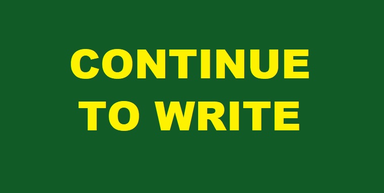 TecumsehCityBlog: I Just Continue To Write
