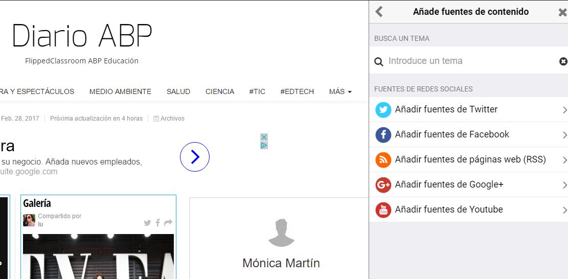 Herramientas de Gestión y Evaluación para el Aula: Paper.li