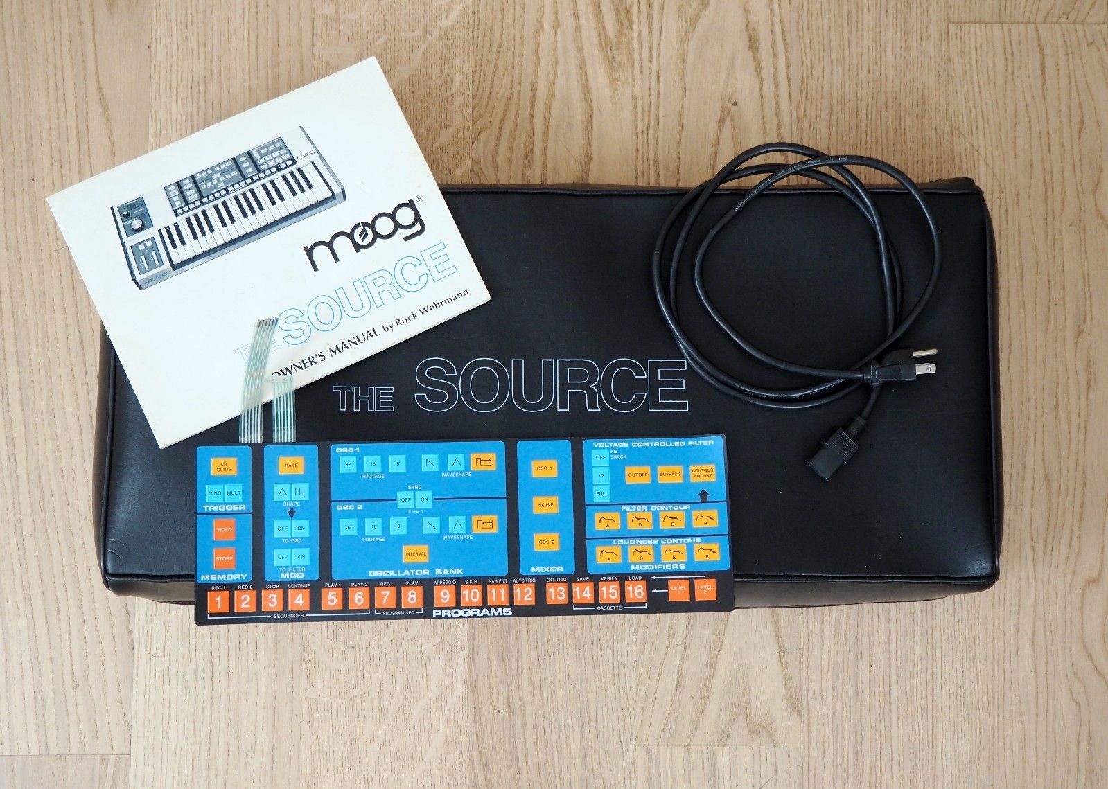 MATRIXSYNTH: 1980s Moog Source Vintage Analog Synthesizer SN 3401 w/ Extras