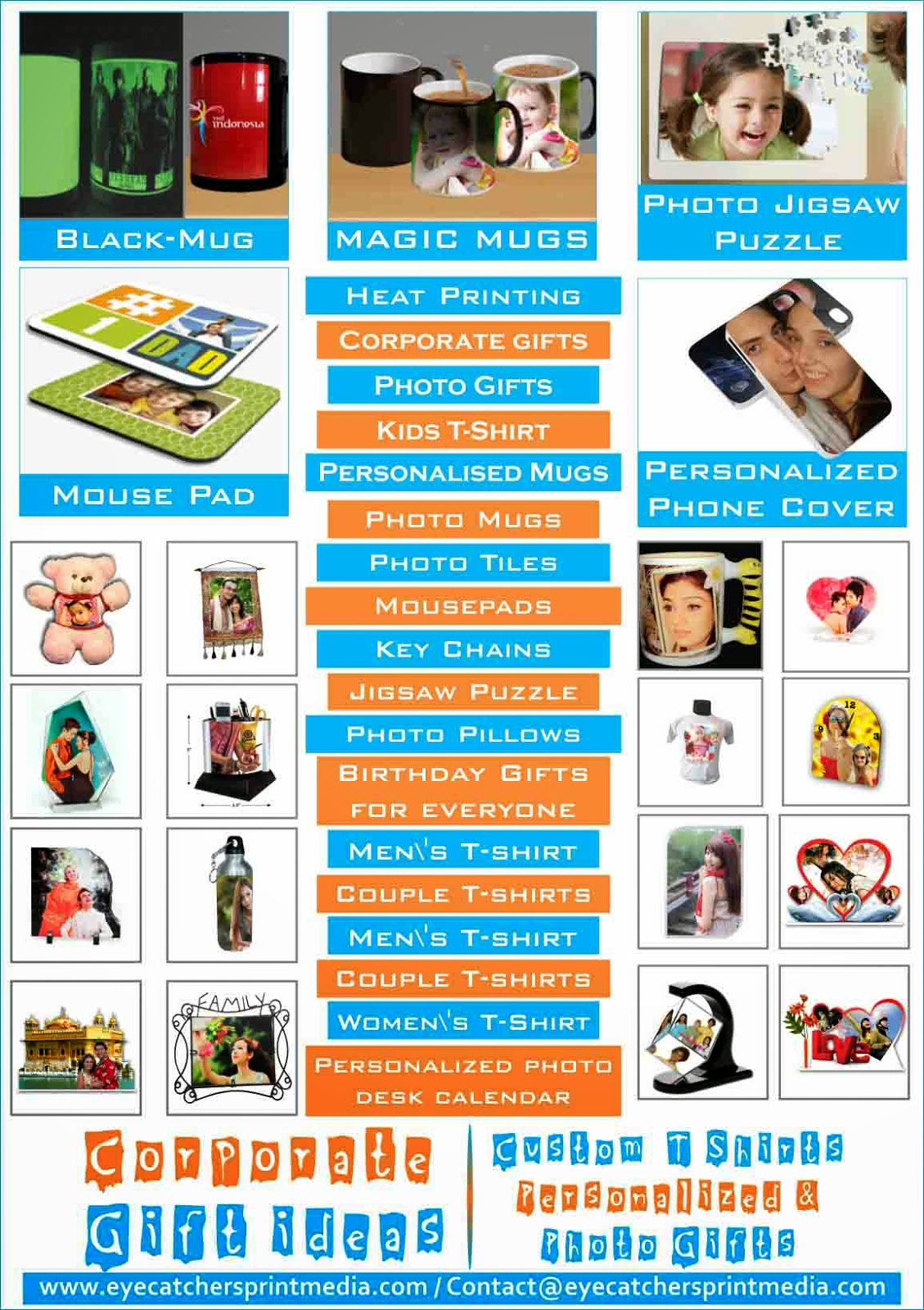 Eye-Catchers: Customized Gifts and T Shirts