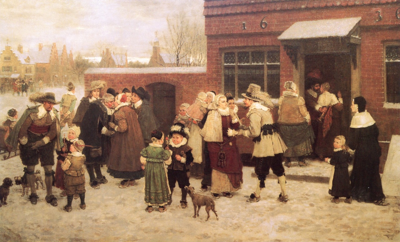 Thing Finder: New Year's Day In New Amsterdam, 1870 by George Henry ...