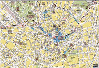 Map of Milan
