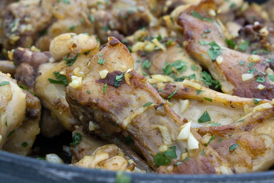 e-cocinablog: conejo frito con ajos