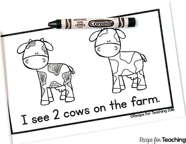 Farm Counting Book 1-10 - Recipe for Teaching