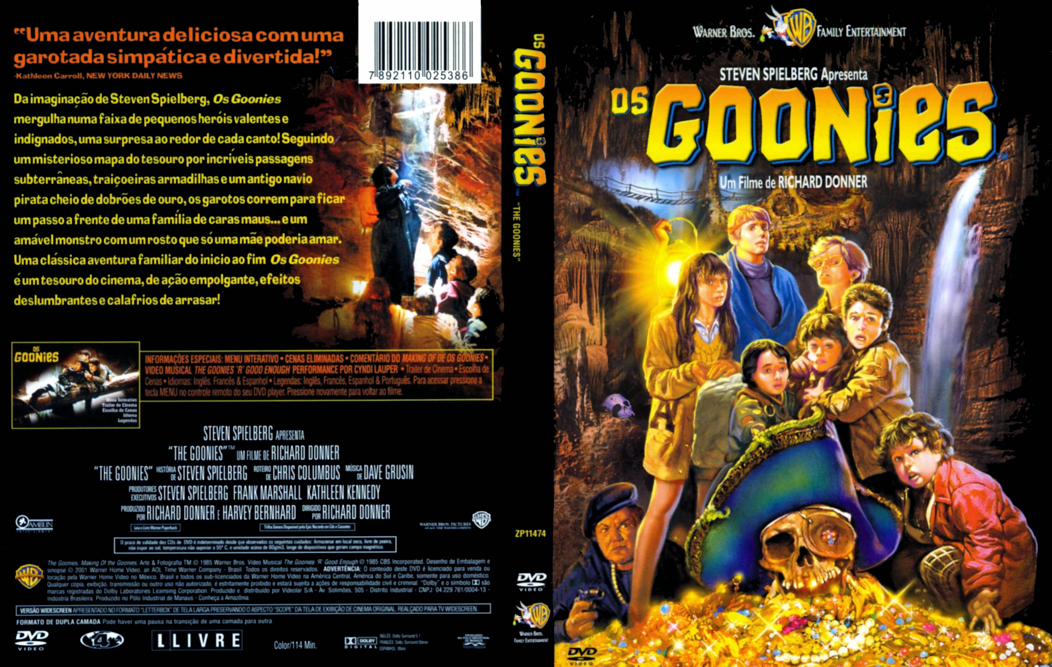 Capa DVD Os Goonies - DVD Cover - Baixar Capas de Filmes e Séries em ...