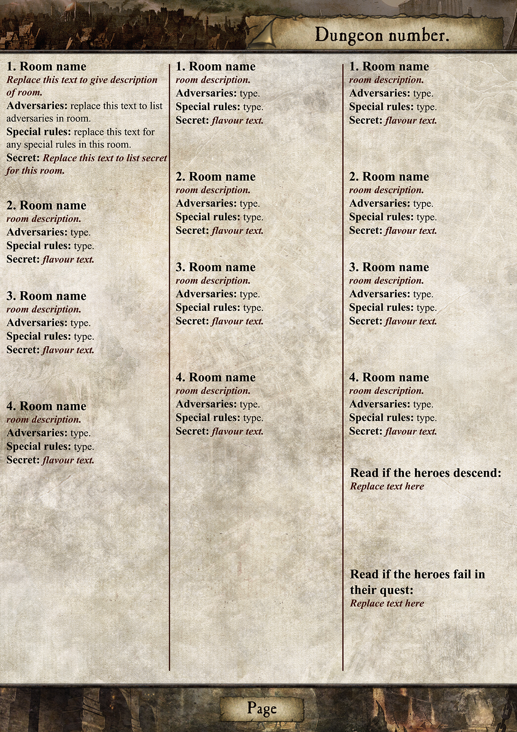 SOMETHING IN THE DUNGEON: WHQ Shadows Over Hammerhal map making kit