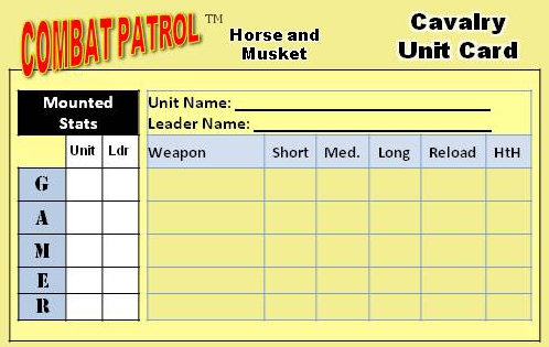 Wargame News and Terrain: Sally 4th: Unit Reference Cards - Combat ...