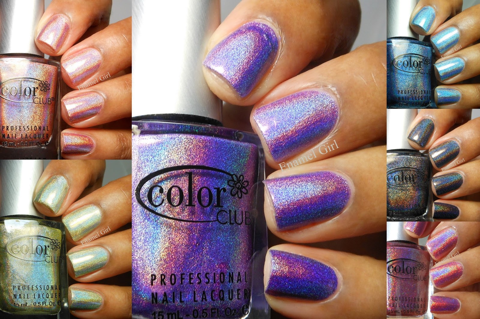 Enamel Girl: Color Club Spring 2013 Halo Hues Collection - Swatches and ...