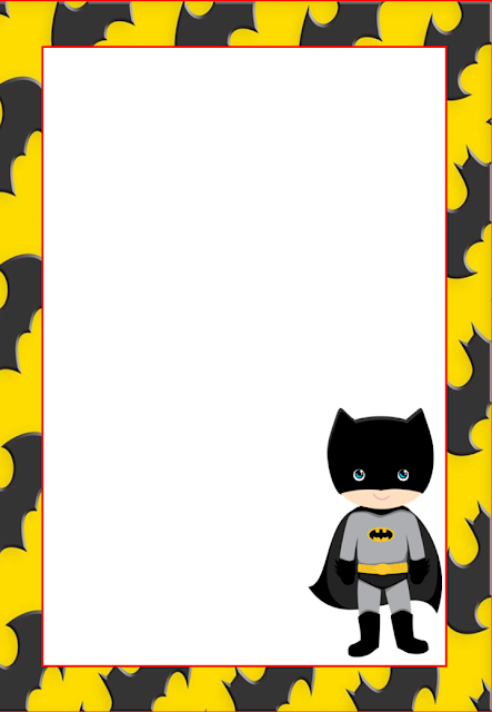 Free printable Batman Invitations, Cards or Labels. - Oh My Fiesta! for ...