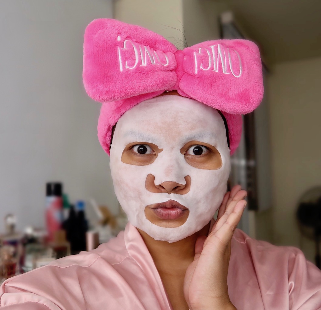 OMG Doubledare Spa 2-in-1 Detoxifying Bubble Mask and Microfiber Mask ...