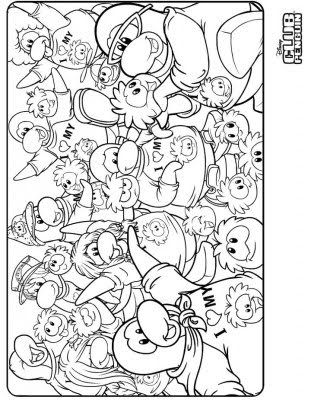 Echipa ClubPenguin Romania: Noua imagine de colorat!