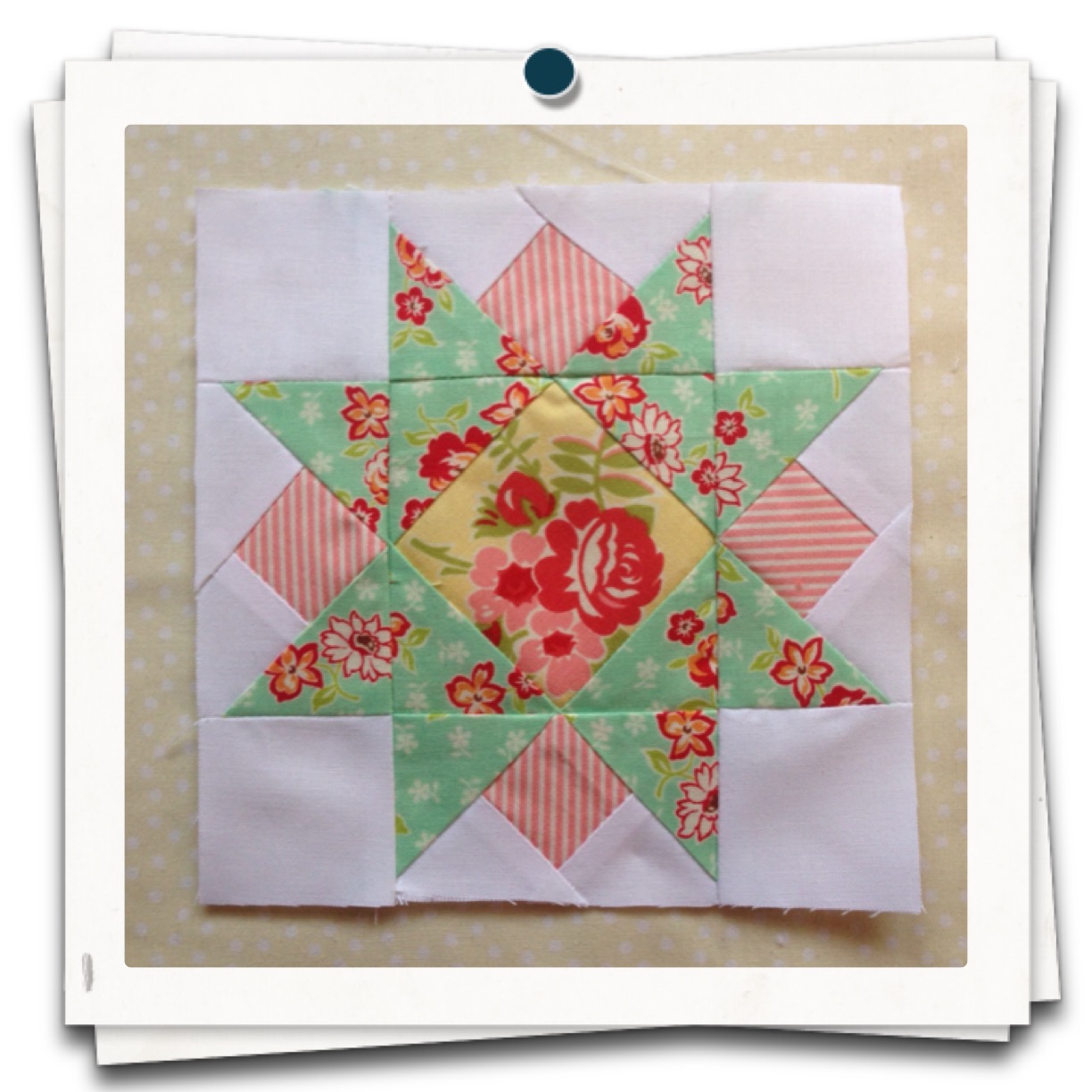 Chatelaine- Free BOW Sampler Quilt Block 33 - Threadbare Creations