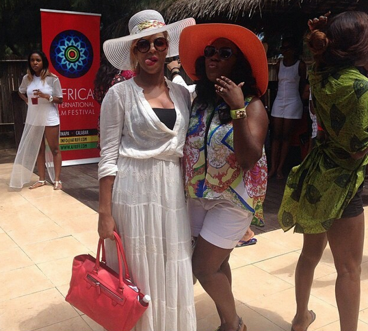 Photos: Omotola, Rita Dominic, Funke Akindele, others attend Afriff ...