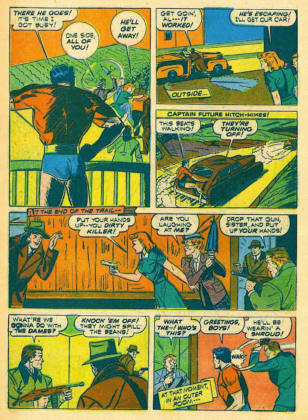 Four-Color Shadows: Captain Future-Kin Platt-1941