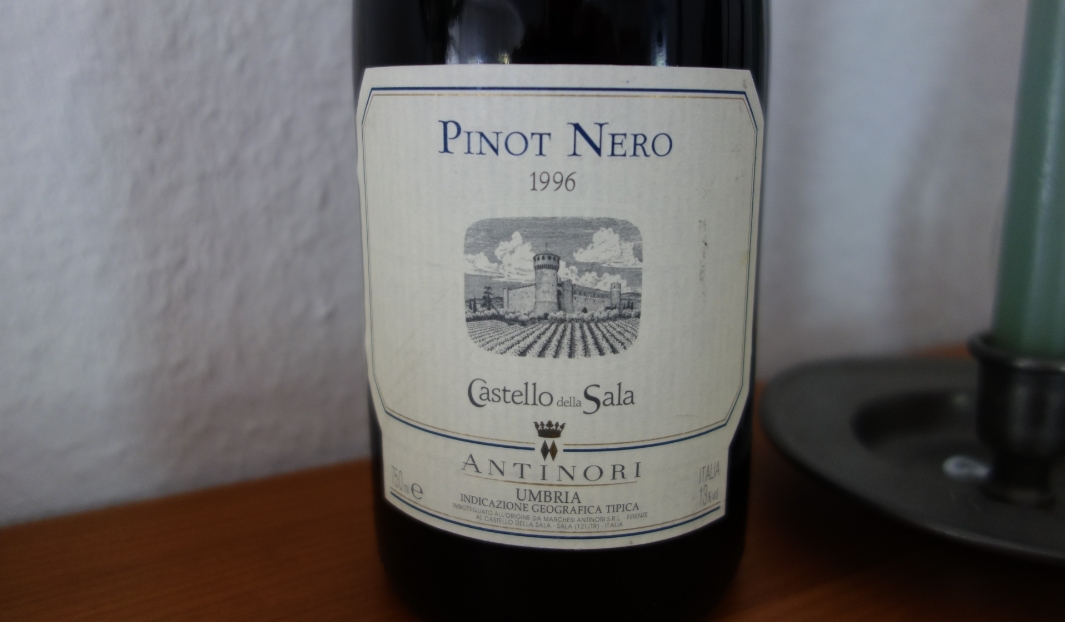 Wine-Zeit: Castello della Sala Pinot Nero 1996, Umbria