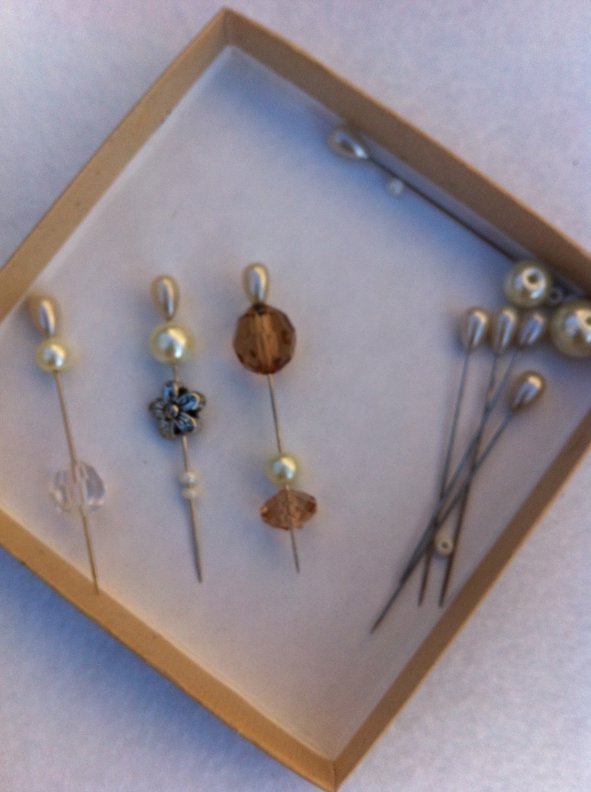 The Altered Book Playground: Tutorial: How to Make Decorative Stickpins