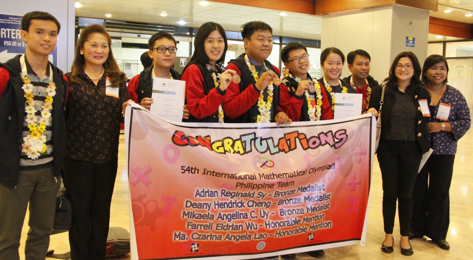 PINOY VISION: Pinoy students capture medals at International Math Olympiad