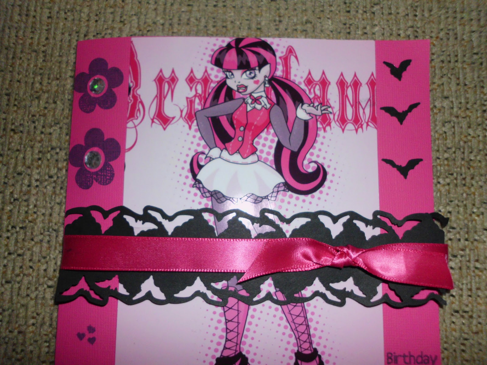 Creative Crafting!: Monster High Birthday Card