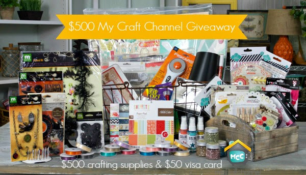 My Craft Channel Giveaway - The Crafted Sparrow
